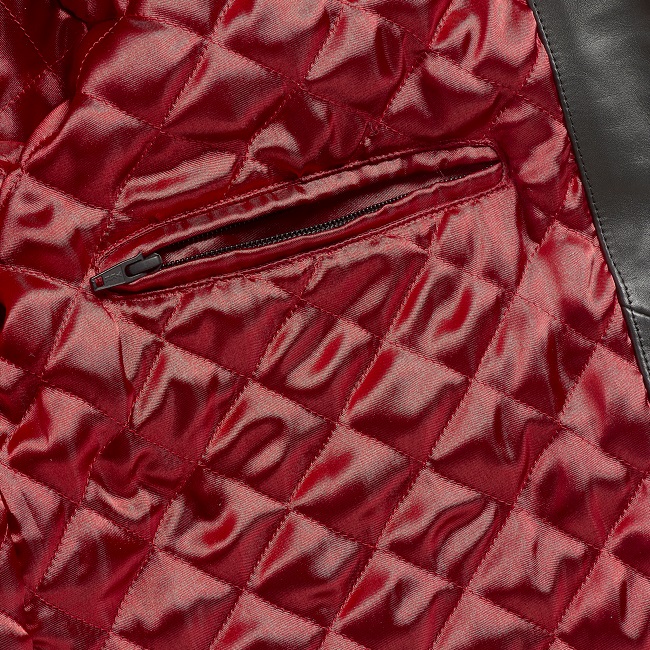 ACE PRINTED LEATHER JACKET