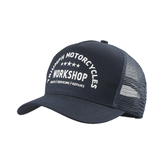 WORKSHOP TRUCKER CAP NAVY / BONE