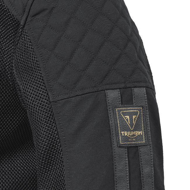 BRADDAN RETRO MESH JACKET BLACK